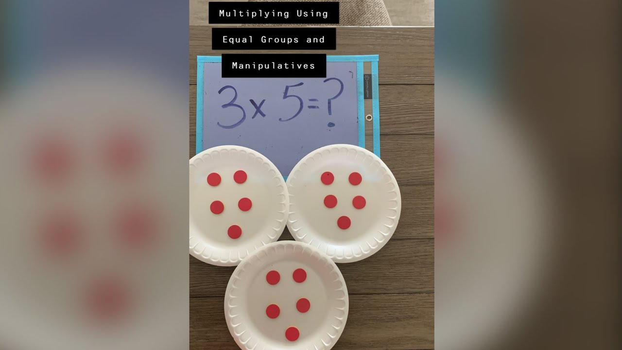 Multiplying Using Equal Groups and Manipulatives