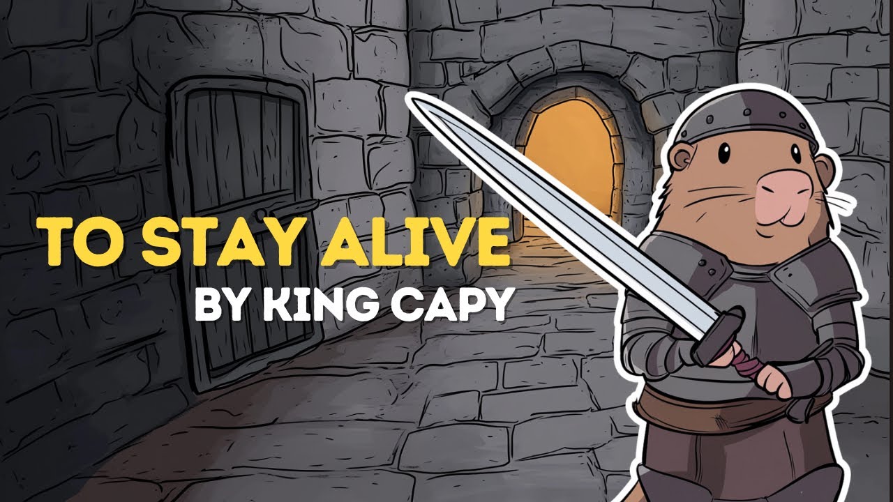 To Stay Alive - King Capybara (Original Song | Lyric Video)