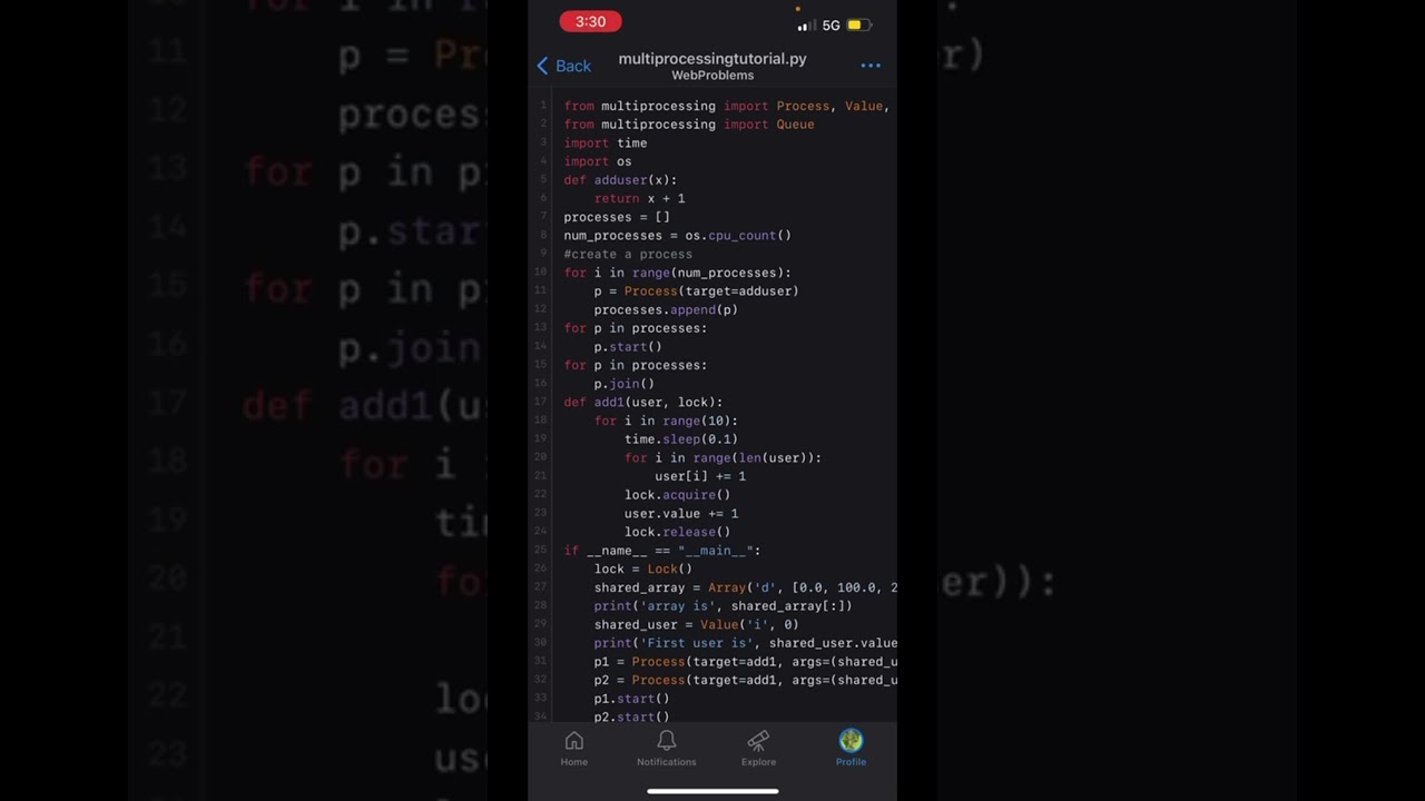 Python Multiprocessing: What is Multiprocessing? #python #shorts