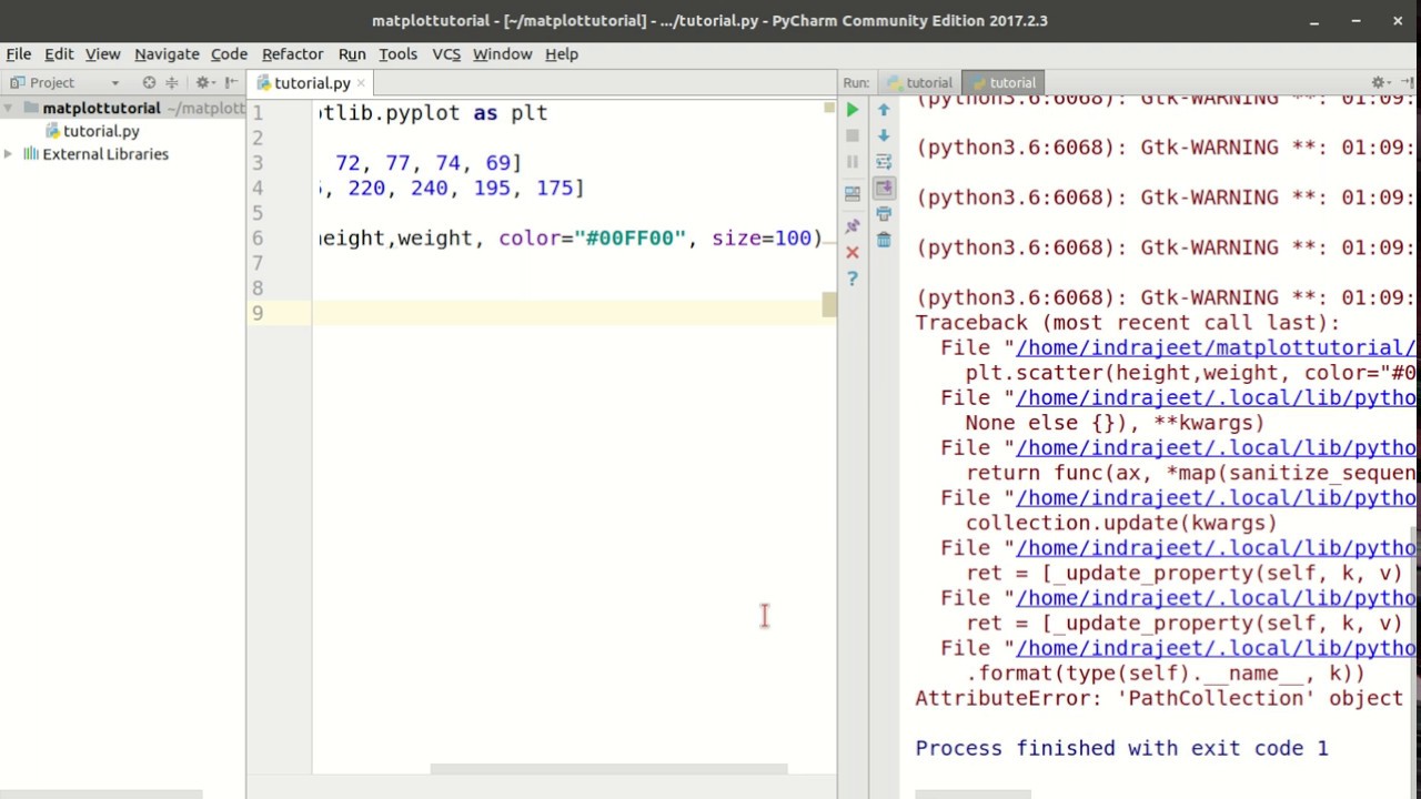 Matplotlib Tutorial 6 - Scatter plot | Python | Hindi