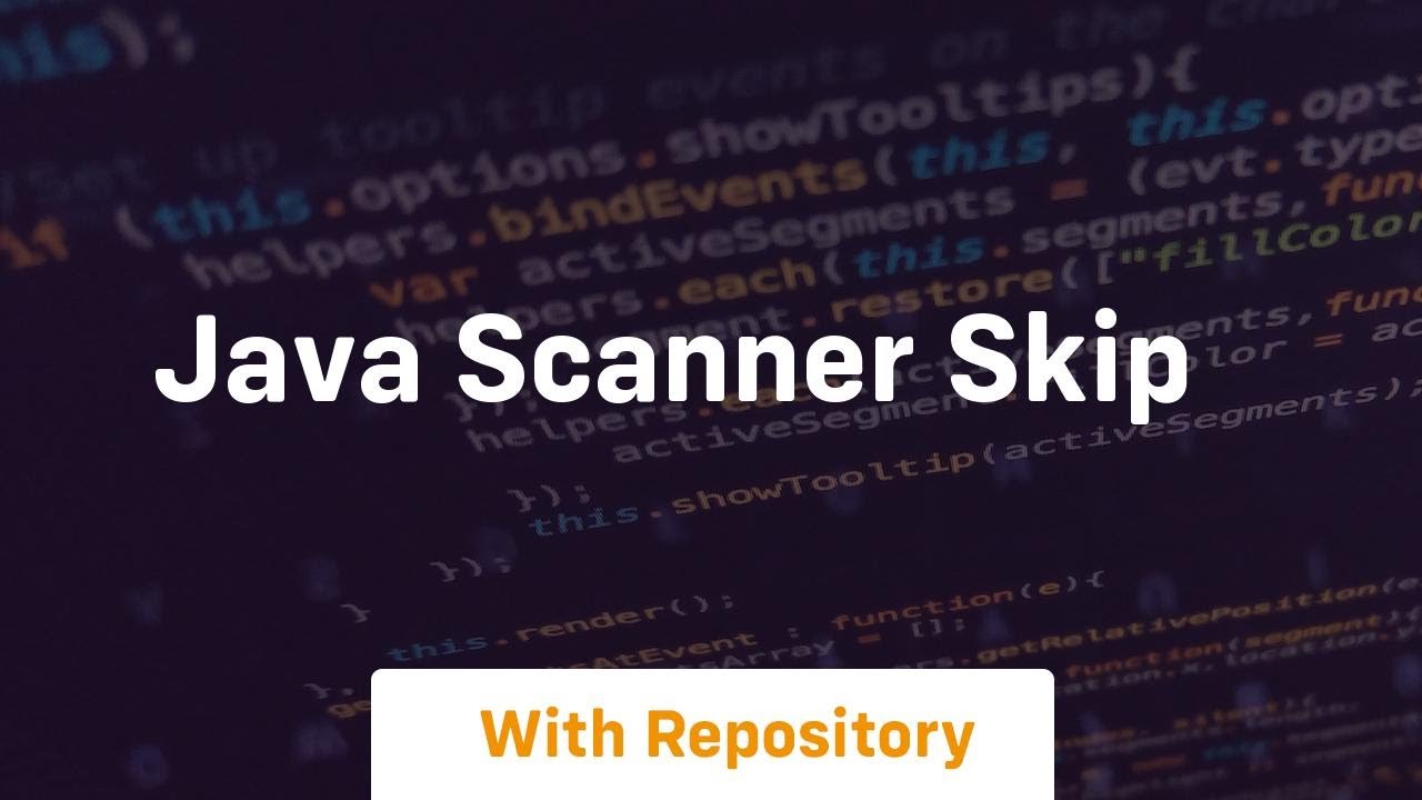 java scanner skip