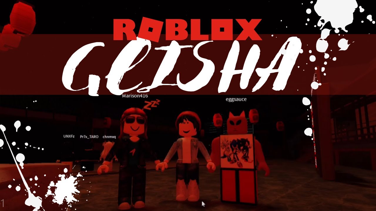Playing A Roblox Horror Map with Friends | Geisha Chapter 1
