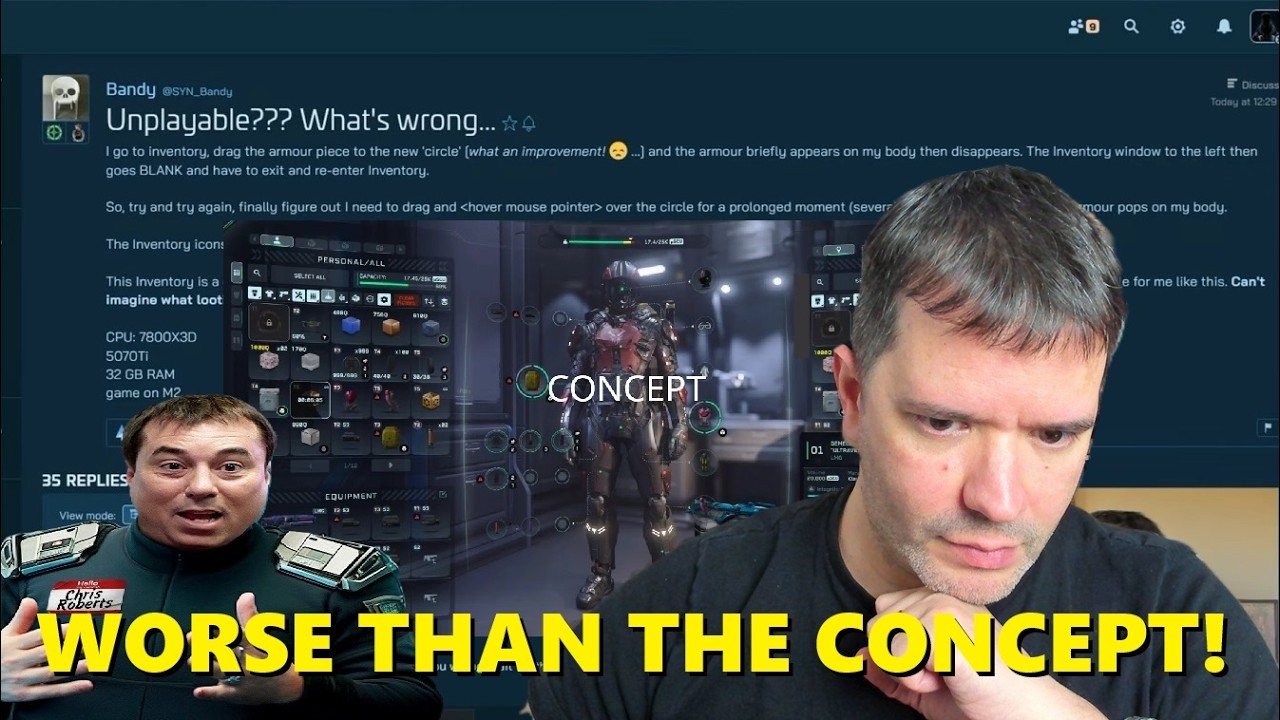 STAR CITIZEN | Spectrum on FIRE Over Inventory HELL