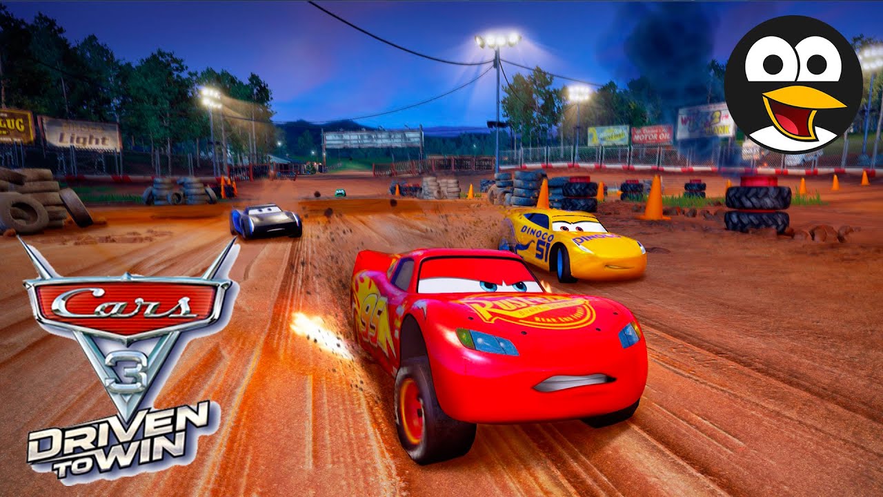 CARS 3 Lightning McQueen in Spanish - Car Game Videos - Cars 3 To Victory