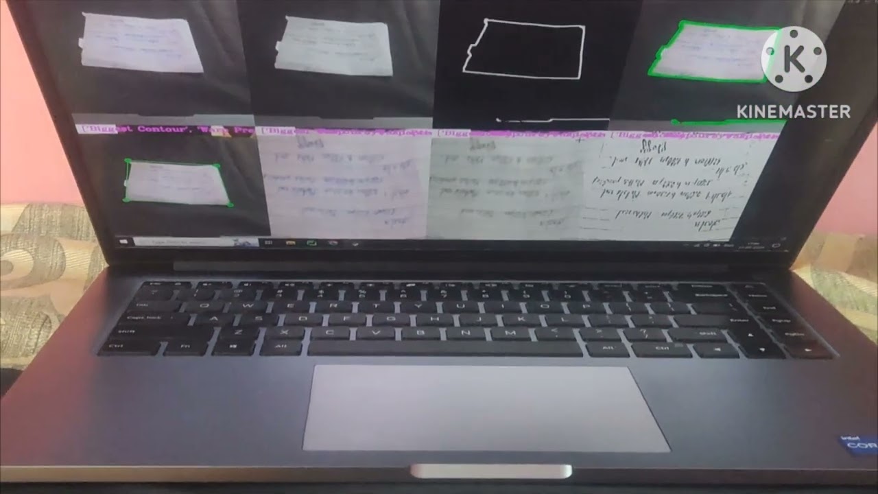 Document scanner using python - openCV2.  #python3 #opencv