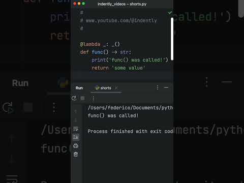No One Has EVER Seen THIS Before In Python