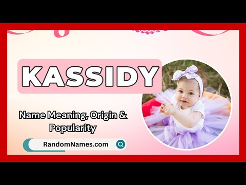 Kassidy - Baby Girl Name Meaning, Origin & Popularity - RandomNames.com