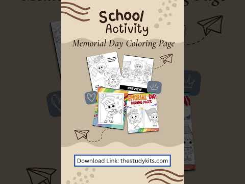 Memorial Day Coloring Page – Patriotic Memorial Day Printables for Kids