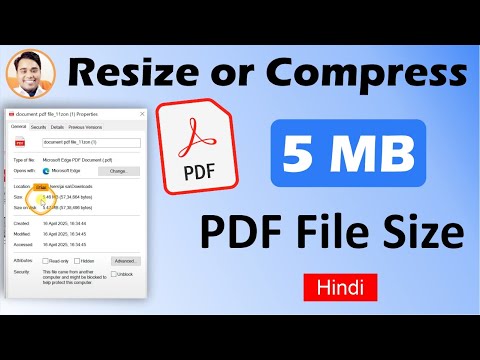 how to compress pdf file size to 5mb | Compuress pdf file size 5 mb | Reduce pdf file size 5mb