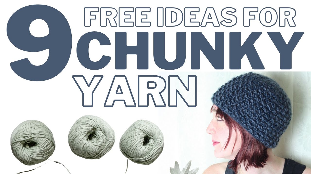 9 Things To CROCHET With CHUNKY Yarn - Beginner Friendly Patterns