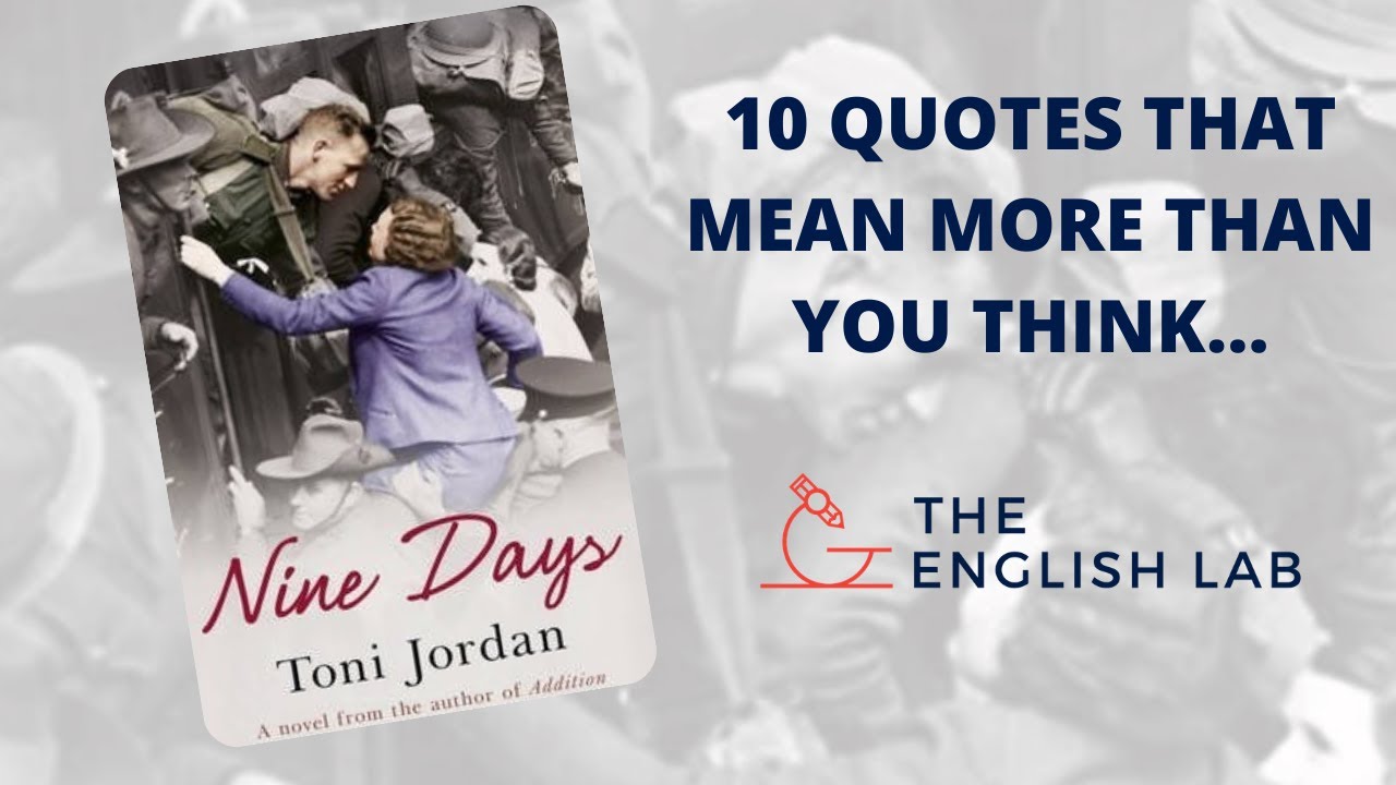 10 QUOTES THAT MEAN MORE THAN YOU THINK! NINE DAYS - VCE ENGLISH