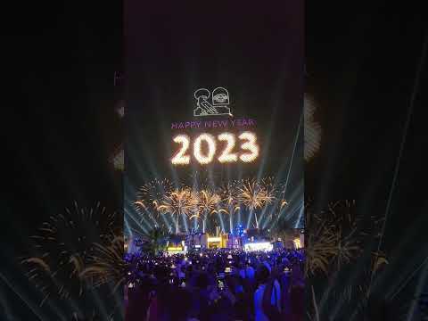 Drones Light Up China's New Year Countdown 😍😍 #shorts #china #2023