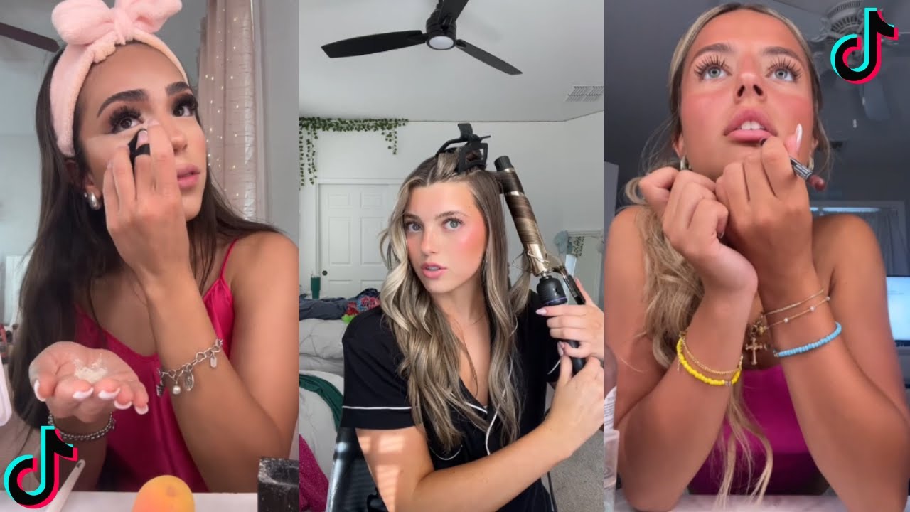 GRWM for Prom Compilation 🎉 | TikTok Edition 💄✨