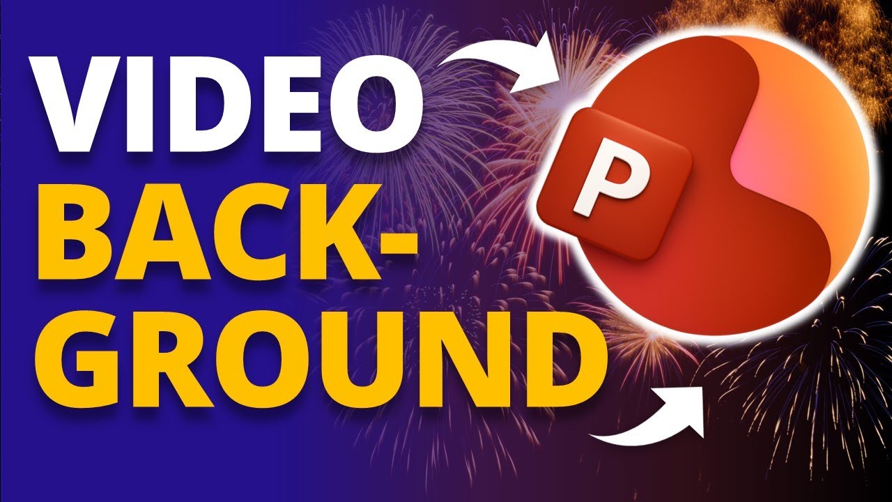 How to Make Video Backgrounds in PowerPoint! 🔥 [PPT TRICKS!]