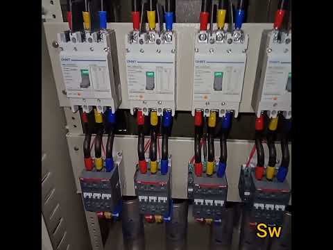 MCCB circuit breaker connection(pfi panel)#shots