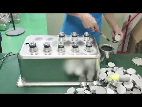 28KHz 60W 100W No Nail Ultrasonic Transducer Bonding 40HKz 50W Vibrating Head Sticking Process