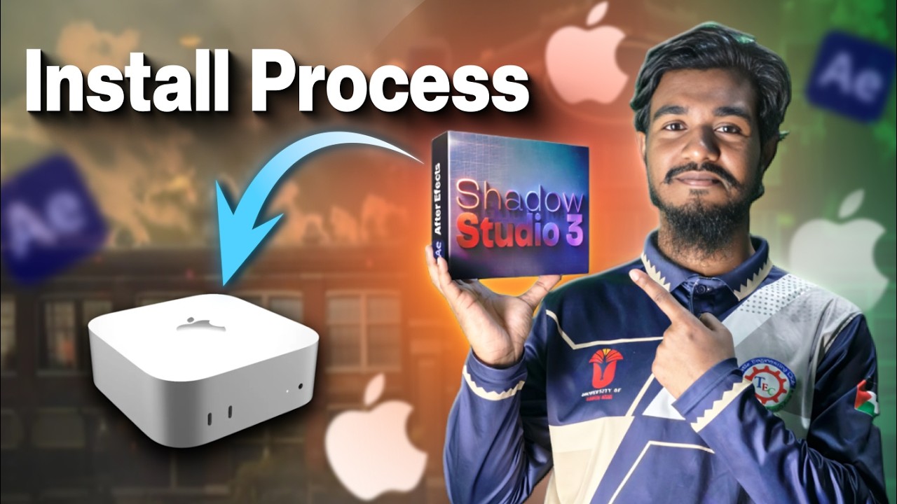 How to Install Shadow Studio 3 Plugin in After Effects on Mac