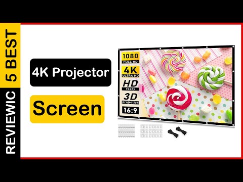 ✅ Best 4K Projector Screen On Amazon In 2023 💝 Top 5 Tested & Buying Guide