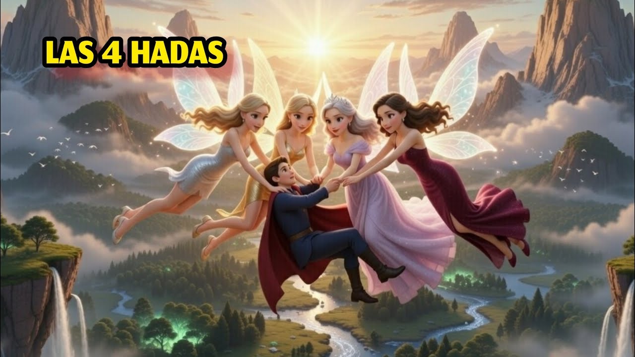 Cuatro Hadas y el Árbol Mágico de Oro | Increíble Historia de Fantasía | Historia para Adolescentes