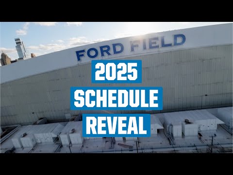 Detroit Lions 2025 Schedule Reveal