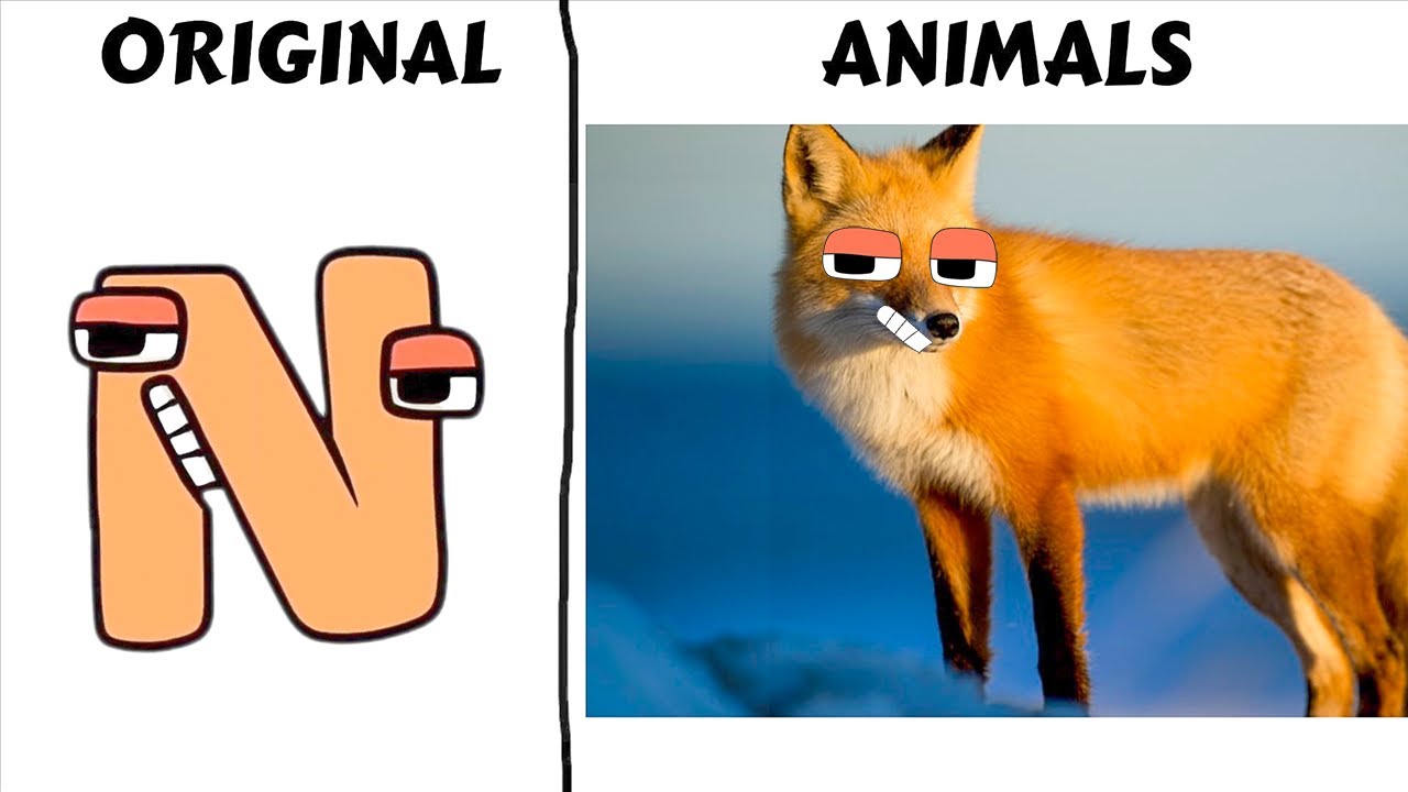 Alphabet Lore in real life ANIMALS