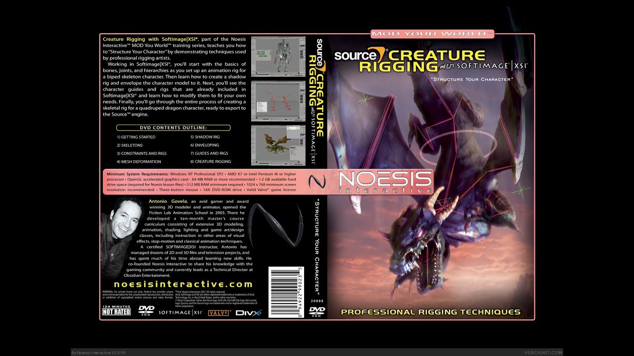 Source Creature Rigging with Softimage XSI 01: Introduction