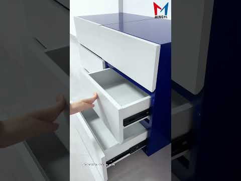 15s to understand the differences between normal slide, soft close slide and push open slide