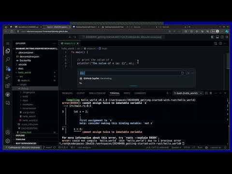 Using GitHub Copilot to Learn Rust