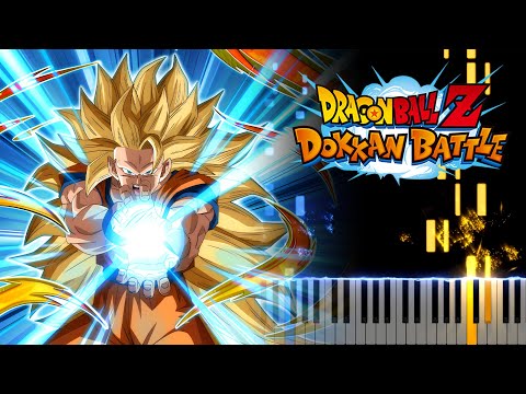 STR SSJ3 Dragon Fist Goku Standby Skill OST - DBZ Dokkan Battle - Piano Tutorial
