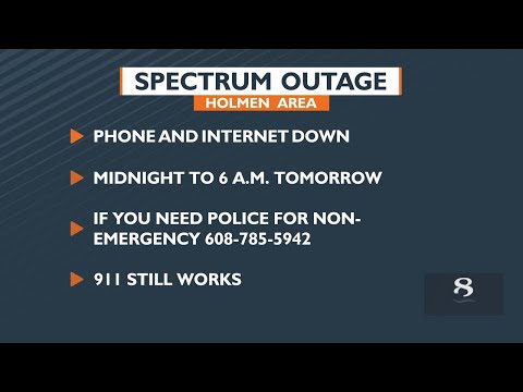 Spectrum outage in Holmen
