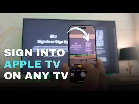 Sign Into Apple TV From Any TV (QR Codes Make it Easy)