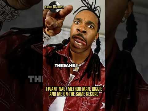 "I want Nas, Method Man, Biggie and me on the same record." Busta Rhymes speaks on Biggie