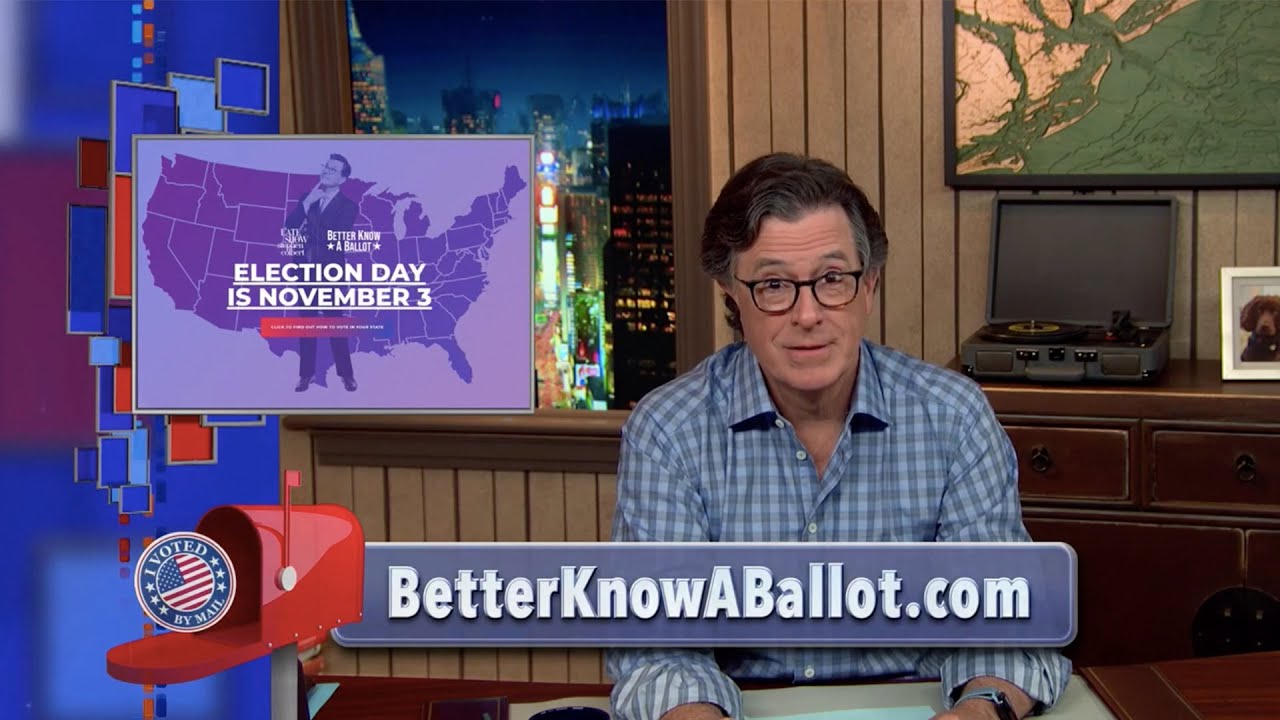Better Know A Ballot: Stephen Colbert's State-By-State Guide To Voting In The 2020 Election