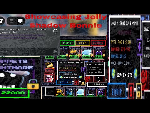 SHOWCASING JOLLY SHADOW BONNIE