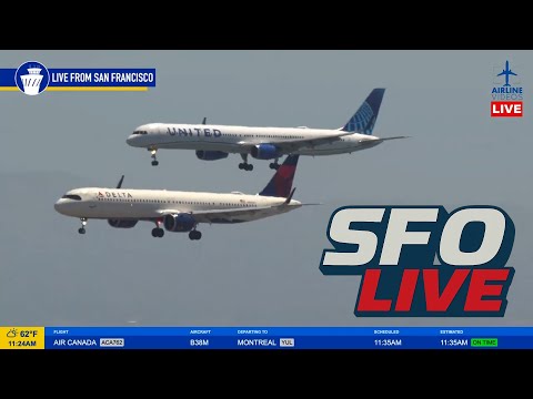 π΄LIVE San Francisco (SFO) Airport Action! (May 22nd, 2025)