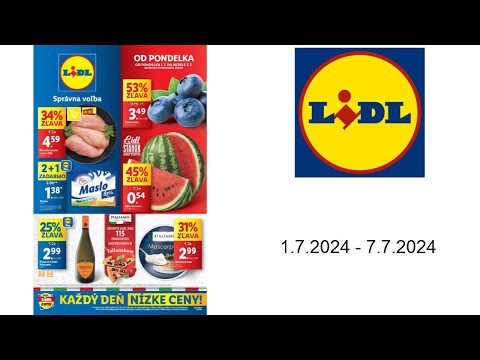 Lidl leták (SK) - 1.7.2024 - 7.7.2024