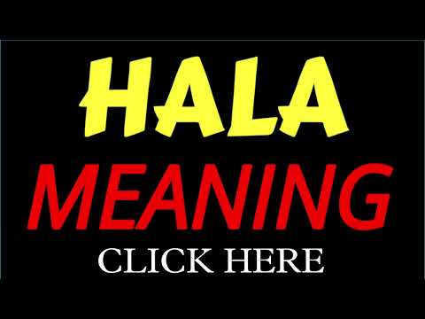What does the name HALA mean | HALA meaning in english | Meaning of name HALA