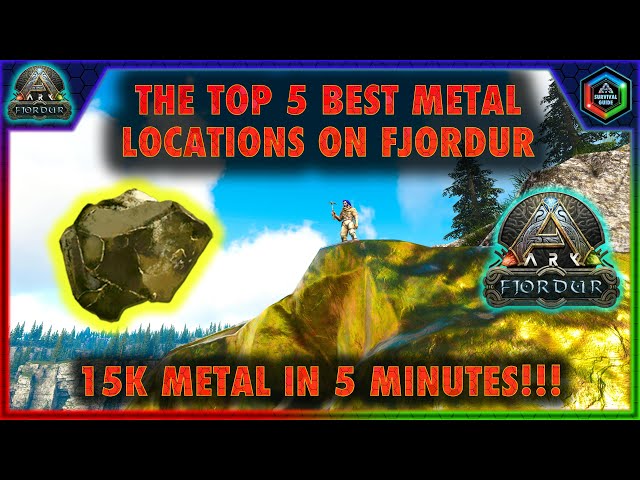 Ark Fjordur Resource Map Locations Of All Resources In The Game