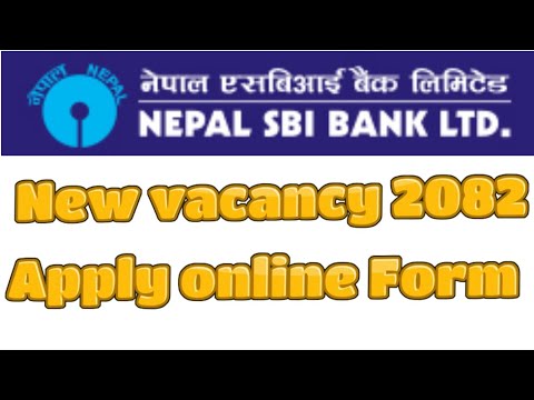 How To Apply Online Form of Nepal SBI Bank Limited || New Job vacancy in Nepal || Apply Online Form