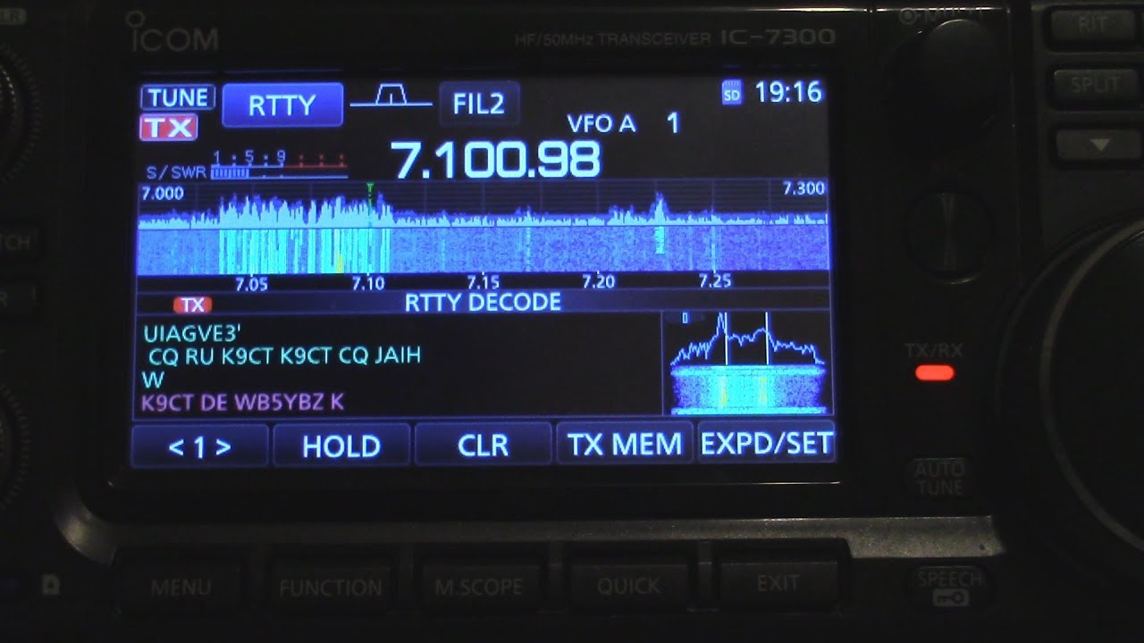Working RTTY Contest Using Icom IC 7300 Only Ham Radio