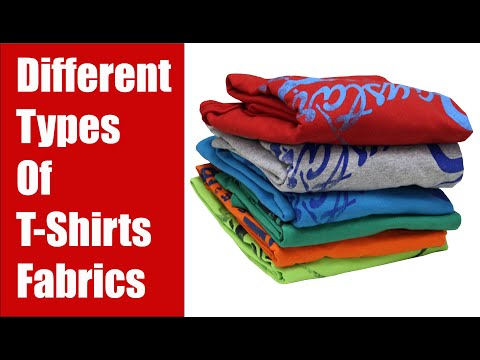 Different Types Of T-Shirt Fabric Materials and Styles