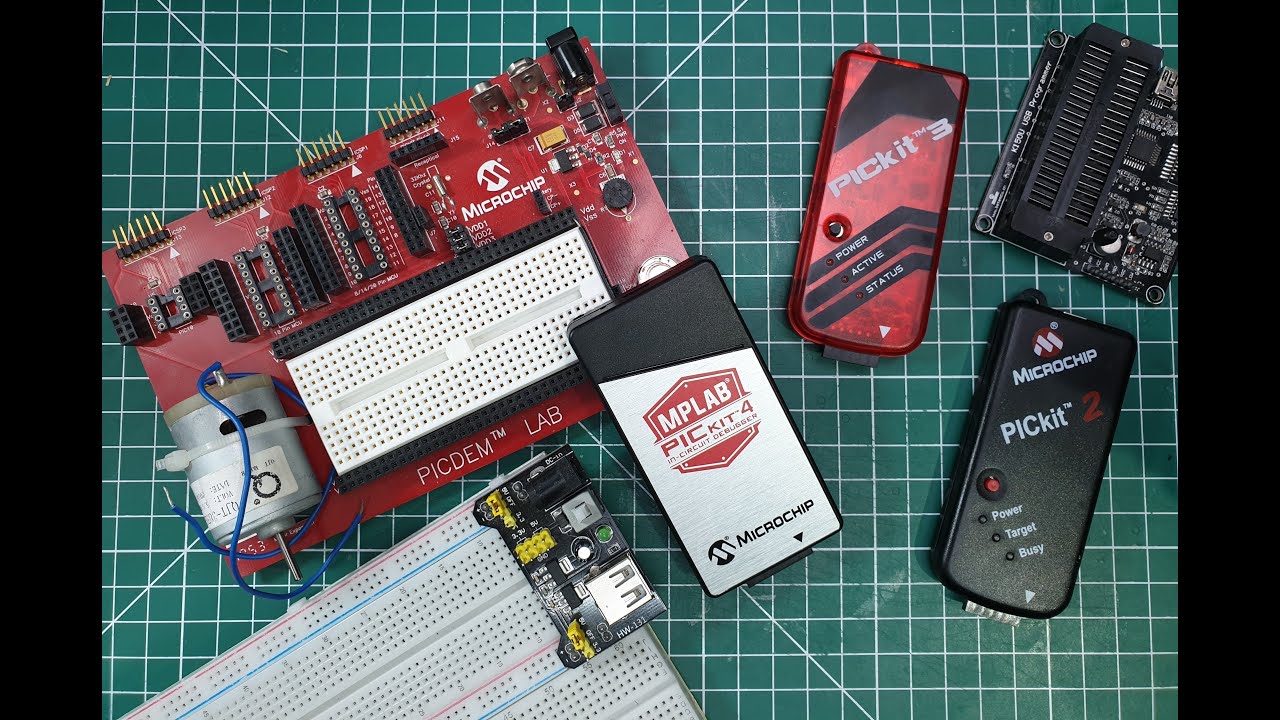 Programming PIC Microcontrollers using C Language. № 2 - PICkit debuggers/programmers + dev. boards