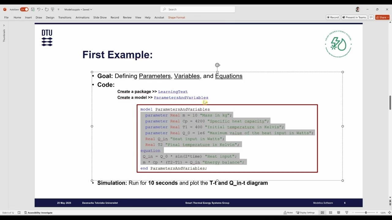 Introduction to Modelica Software