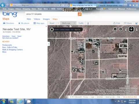 Area 51 (Bing Maps - Bird's Eye View)