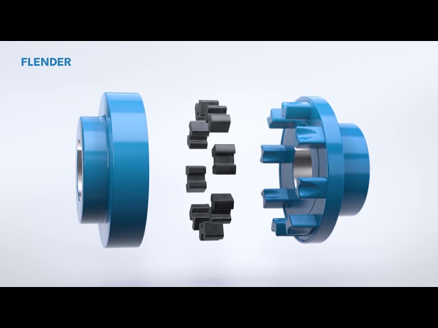 Jaw Coupling - FLENDER N EUPEX PIN COUPLING N EUPEX DS 58 68 80 95 110 ...