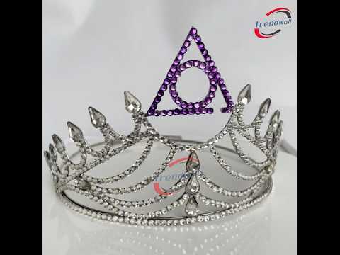 Masonic LOCOP Crown with Purple Ladies of Circle of Perfection Emblem