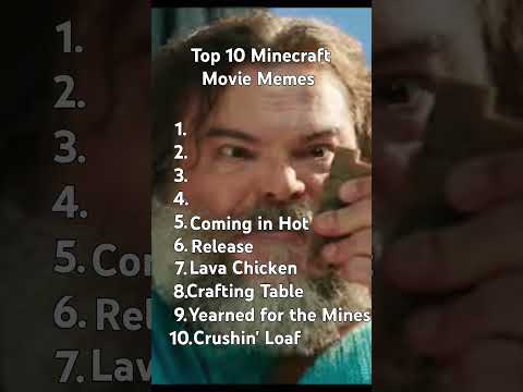 10 Best Minecraft Movie Memes #memes #funny #minecraftmovie #movie #bestminecraftclips #film