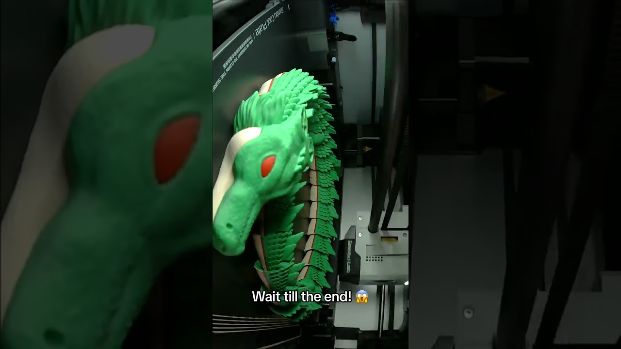 3d printed shenron from dragon ball #dragonball #animee