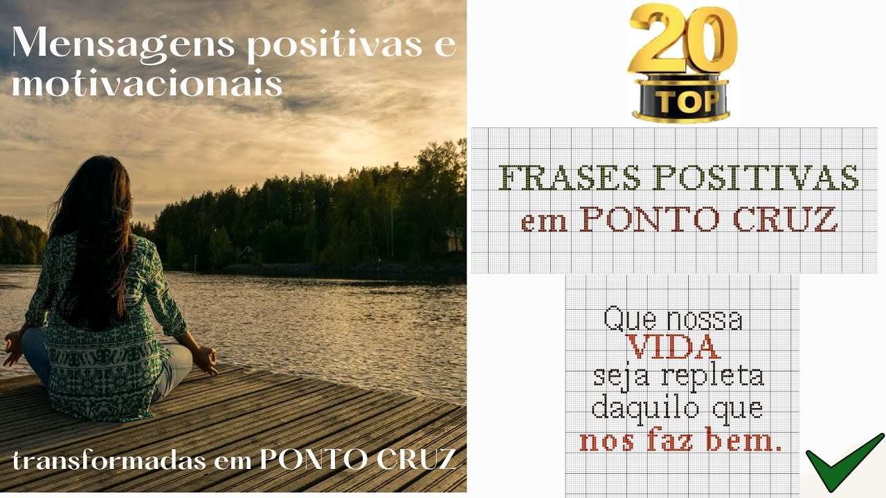 Frases motivacionais e positivas em PONTO CRUZ