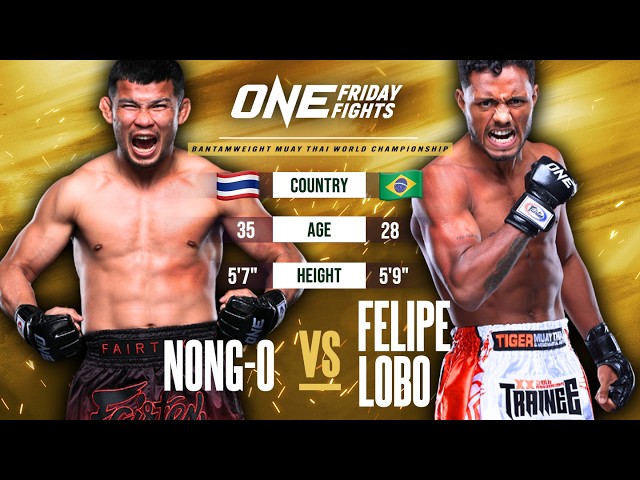 Nong-O ONE C: FREE FULL FIGHT: Thai legend Nong-O Hama showcases his ...